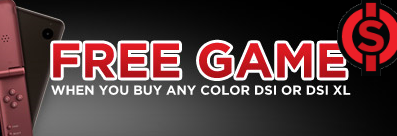 Buy DSi/DSi XL, Get One Game Free