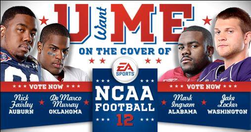 NCAA Football 12 Lets "U" Choose Who's On The Cover
