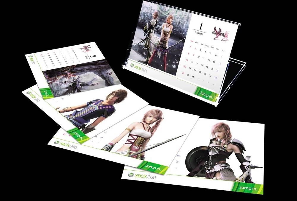 Pre-Order Final Fantasy XIII-2 for XBox 360 in Japan, Get a Swank Calendar