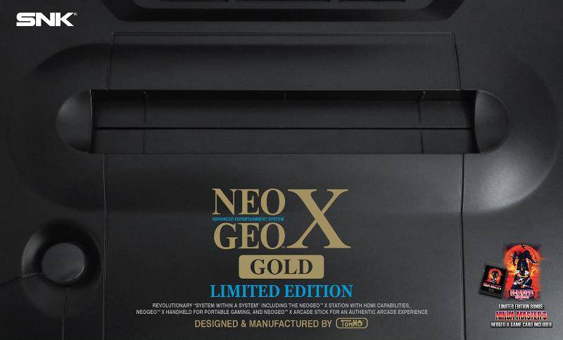 NEOGEO X Gold Gets Limited Edition