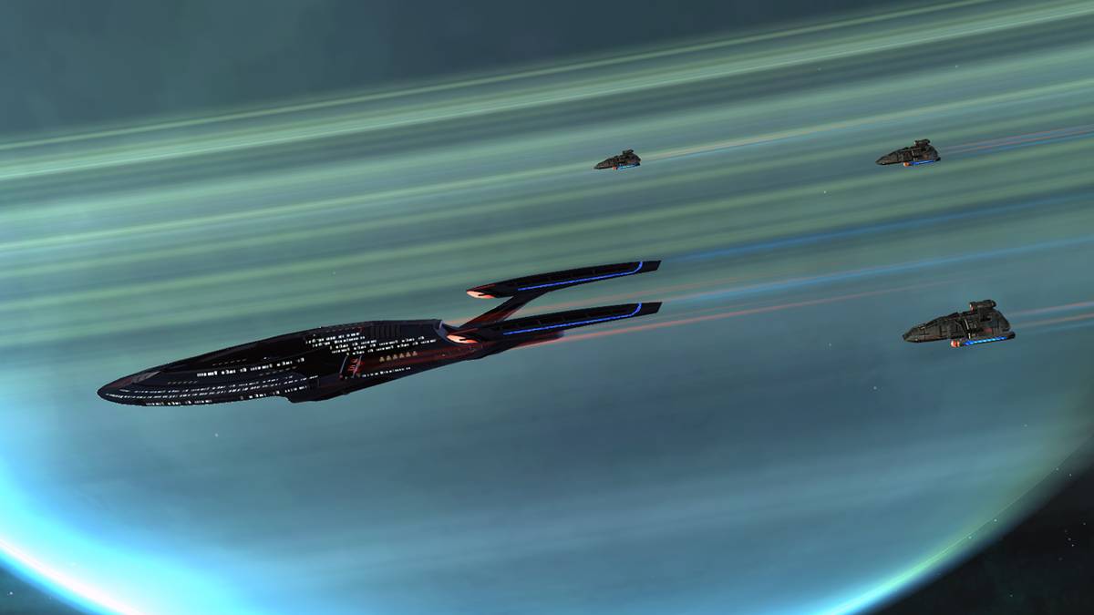 Check Out Screenshots of Star Trek Online's Vesta-Class Starship in Action