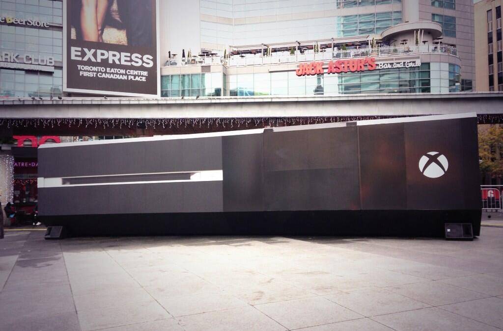 Giant Xbox One Appears in Toronto: Bet it's Full of Legionaries