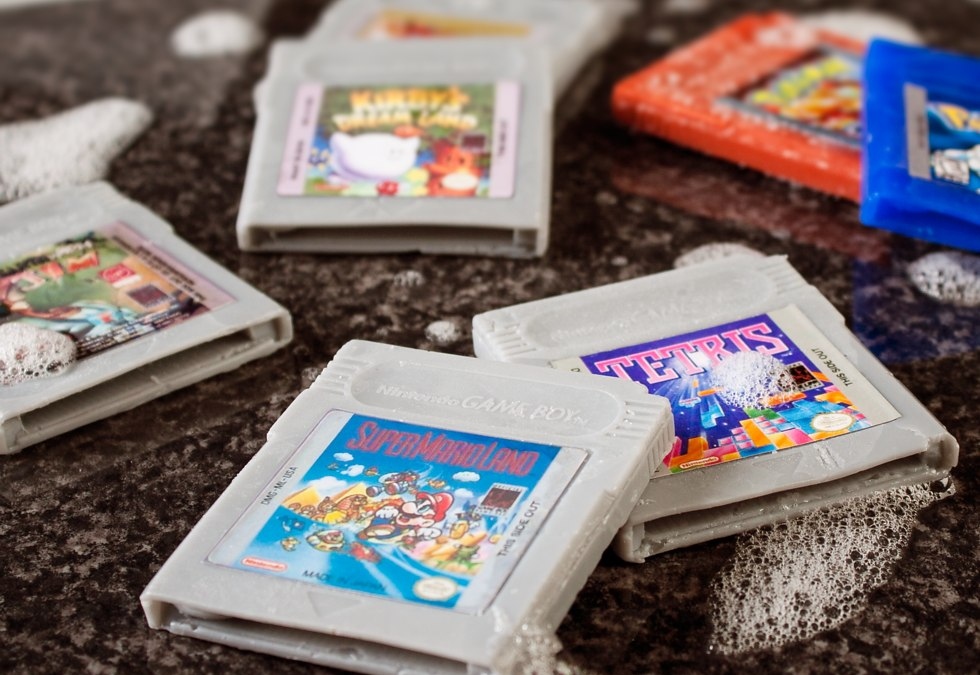 Wash Yourself With These Amazing SNES and Gameboy Cartridge Soaps