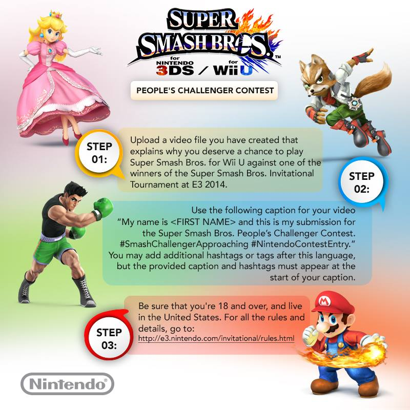 Nintendo Reveals "People's Challenger" Contest, Lucky Winner Faces ...