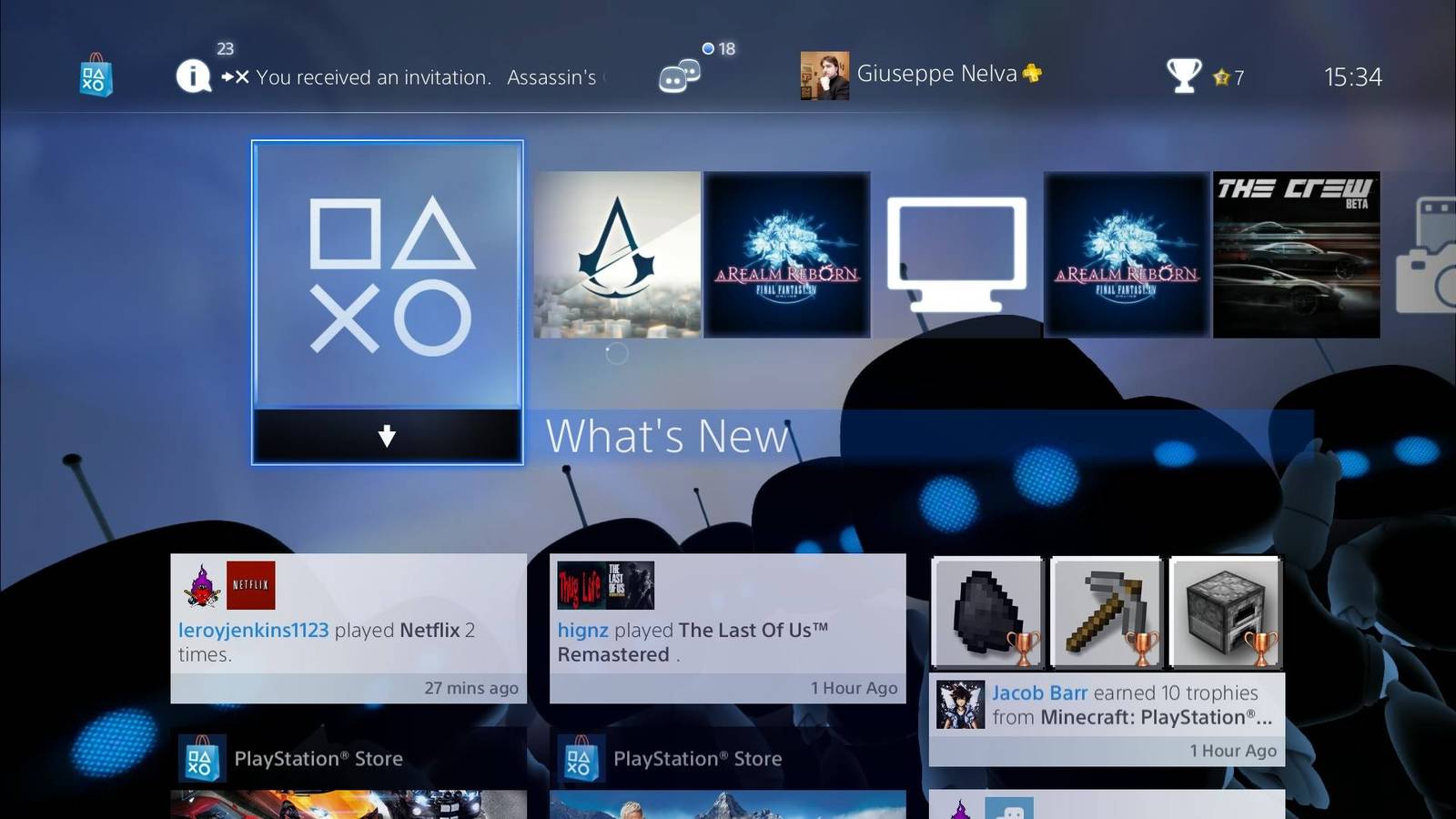 PS4 Gets New "AR Bots" Free Dynamic Theme; And it's Super Cute