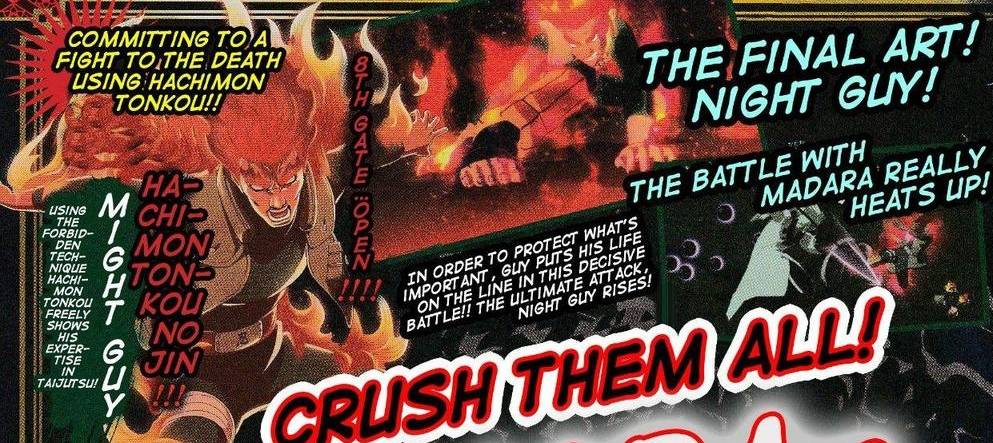 Naruto Shippuden: Ultimate Ninja Storm 4 Reveals "Eight Gates" Might Guy