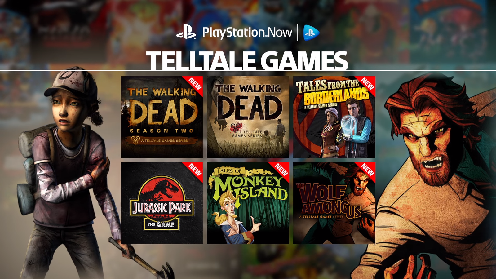 10 New Telltale Games Come to PlayStation Now