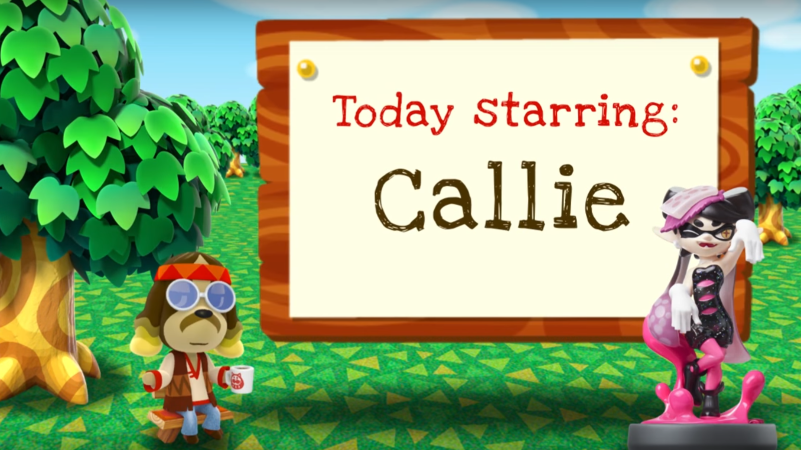 Callie amiibo Featured in Animal Crossing: New Leaf - Welcome amiibo Video