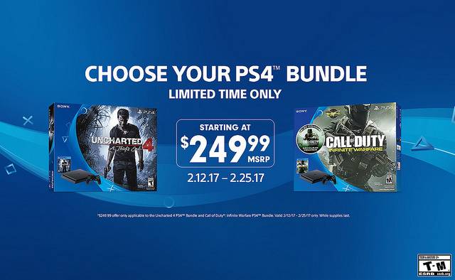 Uncharted 4 and Call of Duty PS4 Slim Bundles Are $249 for Limited Time