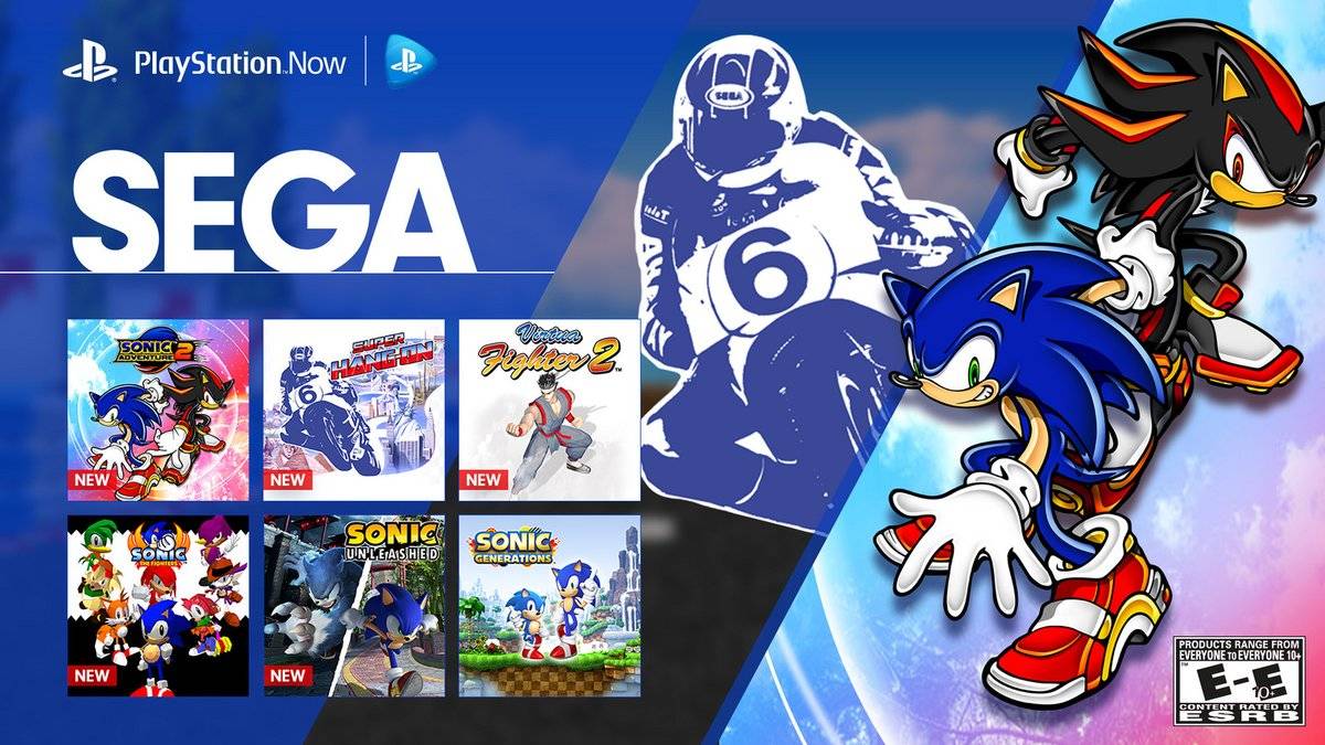 13 Sega Games Added to PlayStation Now