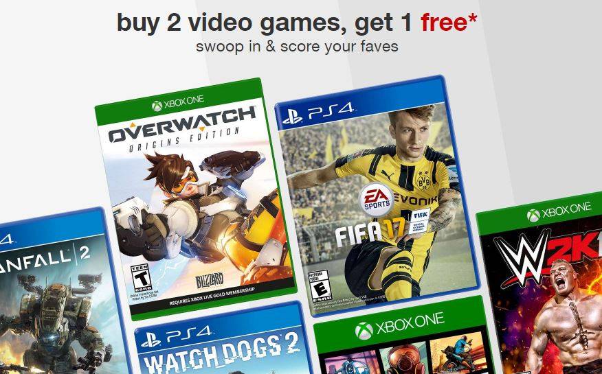 Target Offers Buy 2, Get 1 Free Sale on New Game Releases This Week ...