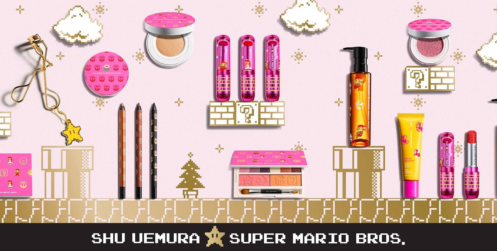 Nintendo's Mario Now Making Makeup in Partnership With Shu Uemura
