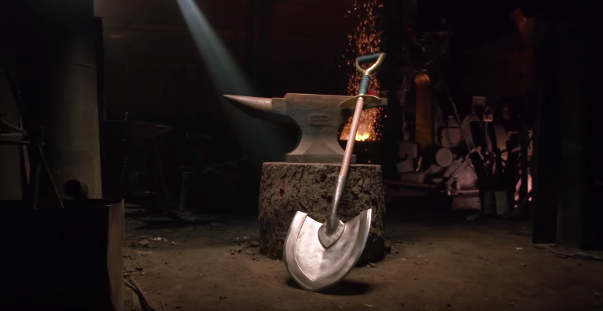 Shovel Knight's Iconic Shovel Blade Forged by YouTuber Man at Arms