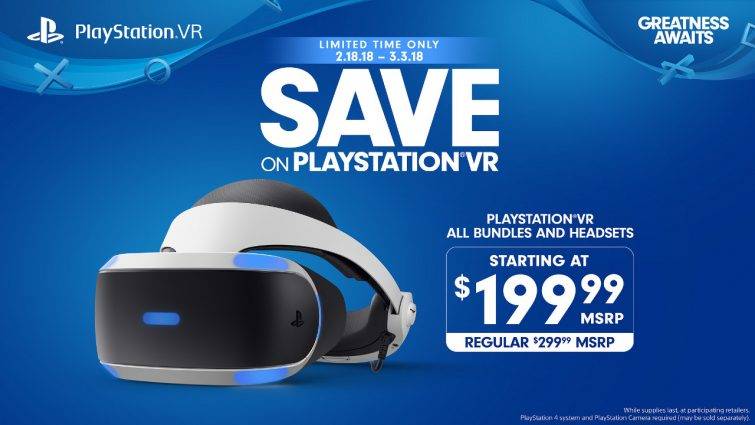 Sony Offering Discounts on PlayStation VR Bundles and Headsets