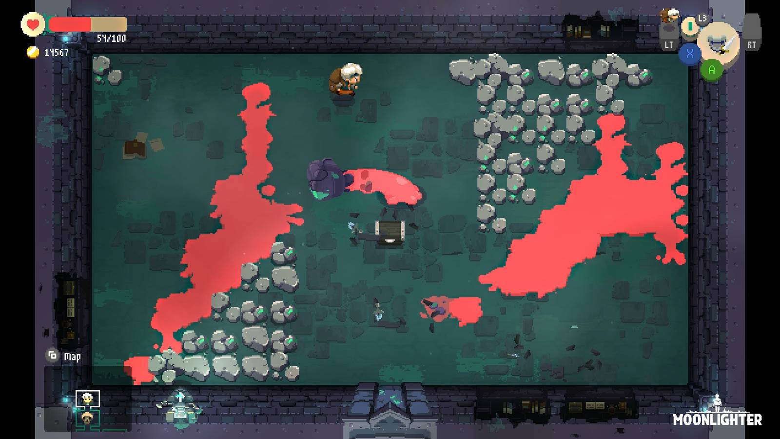 Moonlighter Goofs on Comparison Videos in "Super Official Platform Trailer"