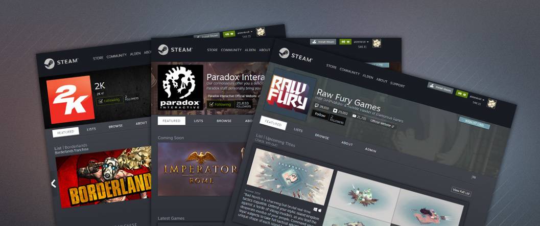 Valve Launches Steam Creator Homepages; Now Available in Open Beta