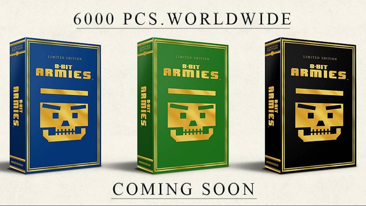 8-Bit Armies Limited Edition Packages in Three Different Colors Announced