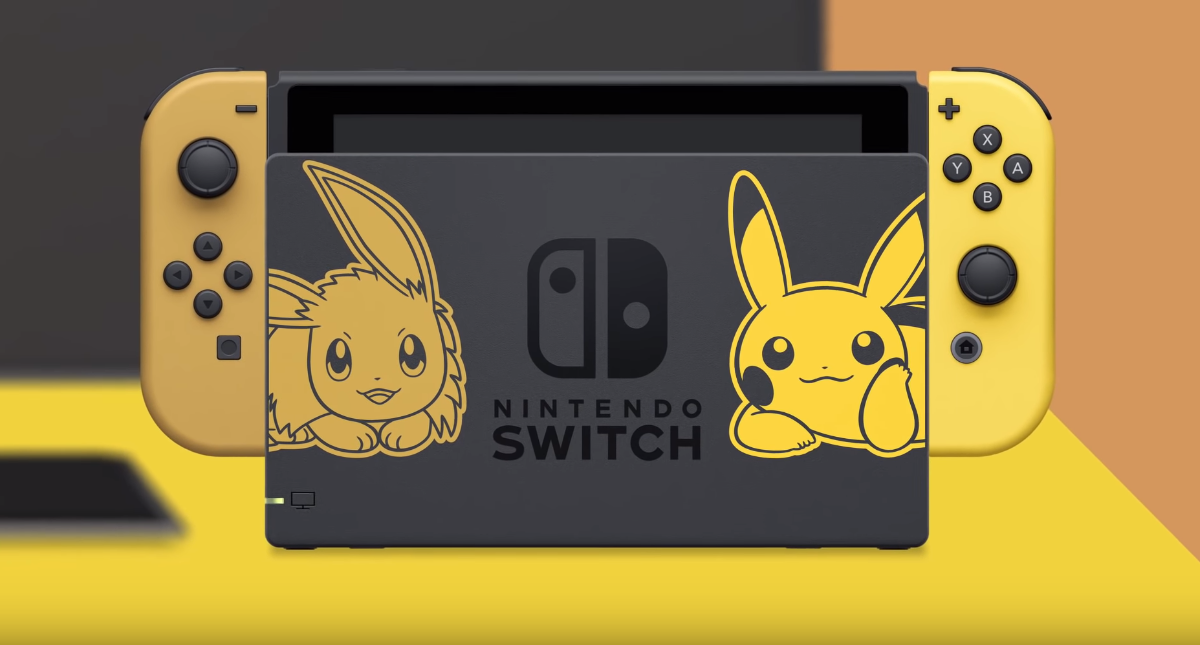 Pikachu & Eevee Edition Nintendo Switch Revealed; Bundled with Upcoming ...