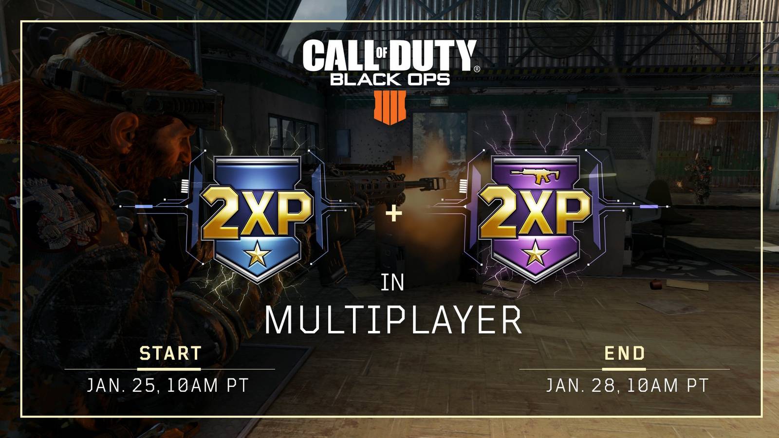 Call of Duty: Black Ops 4 Getting Double XP This Weekend