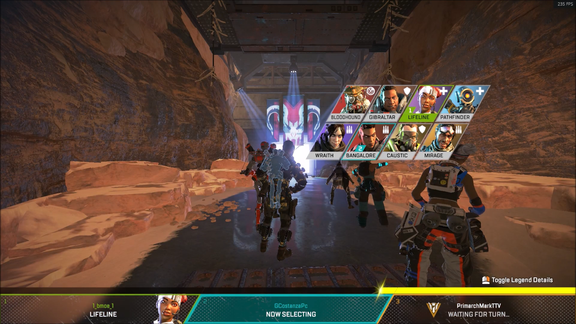 Apex Legends Server Crash Reveals What Hidden Lobby Looks Like