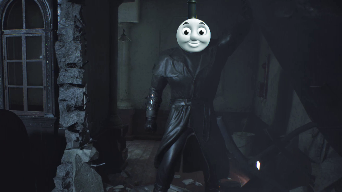 Resident Evil 2 Mod Turns Mr. X into Thomas the Tank Engine