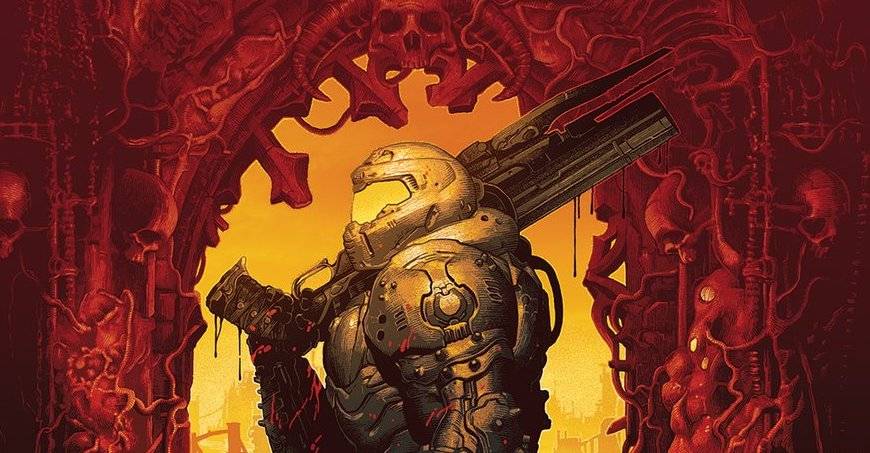 DOOM Eternal Collector's Edition SteelBook Art is Bloody Gorgeous