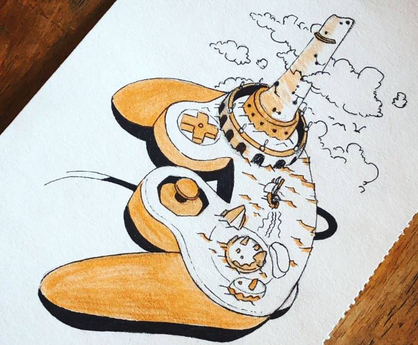 This Hand-Drawn Wind Waker Controller is the Coolest Thing You Will See ...