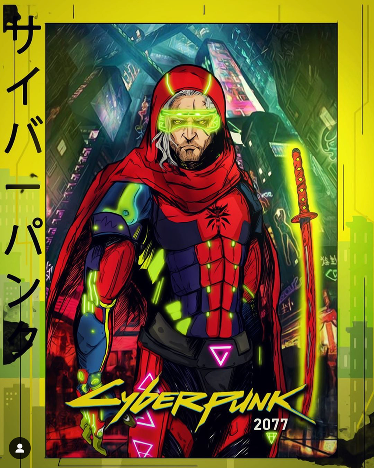 Cyberpunk 2077 Meets The Witcher In This Geralt and Ciri Fan Art