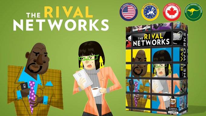 The Networks Board Game is Getting a Spiffy New Two Player Version