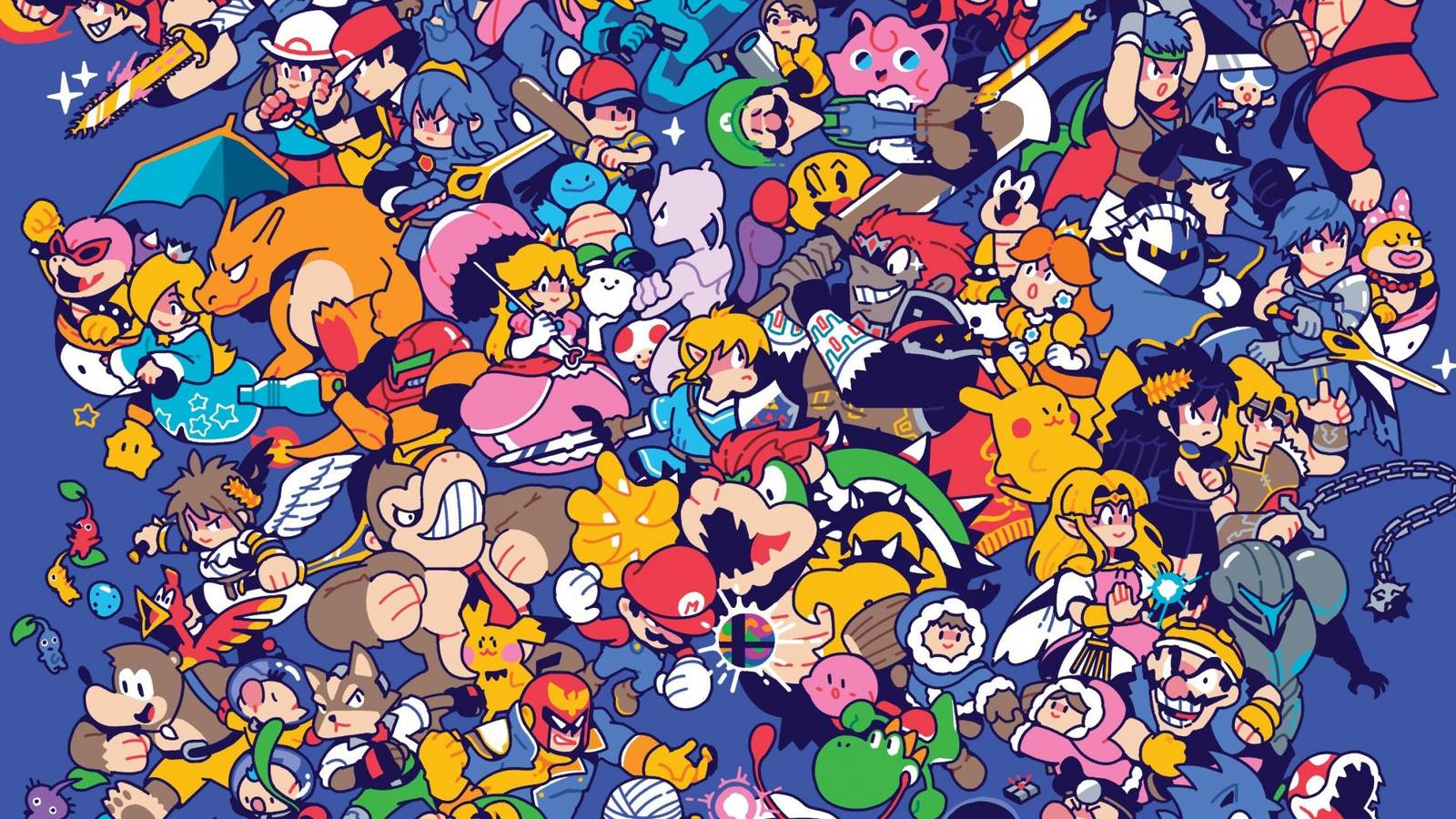 Super Smash Bros. Ultimate Fan Art Mural Brings All Your Favorite ...
