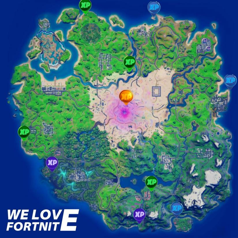 Fortnite Season 5 Week 12 XP Coins Locations Guide