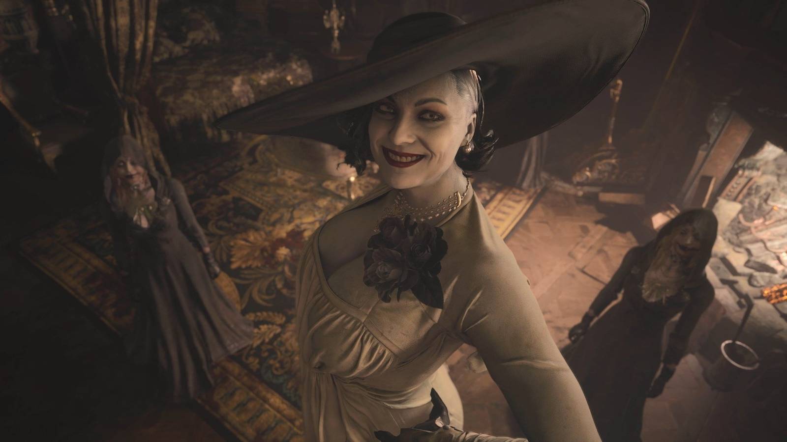 Resident Evil Art Director Reveals How Tall Lady Dimitrescu Really Is