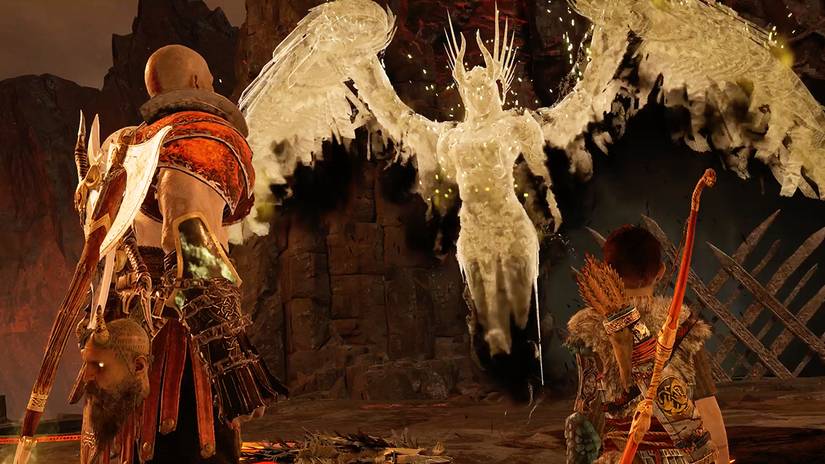 God of War’s Kratos Beats Queen of Valkyries Using Only His Fists