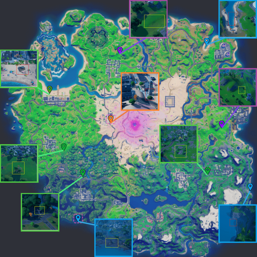 Fortnite Season 5 Week 14 XP Coins Location Guide
