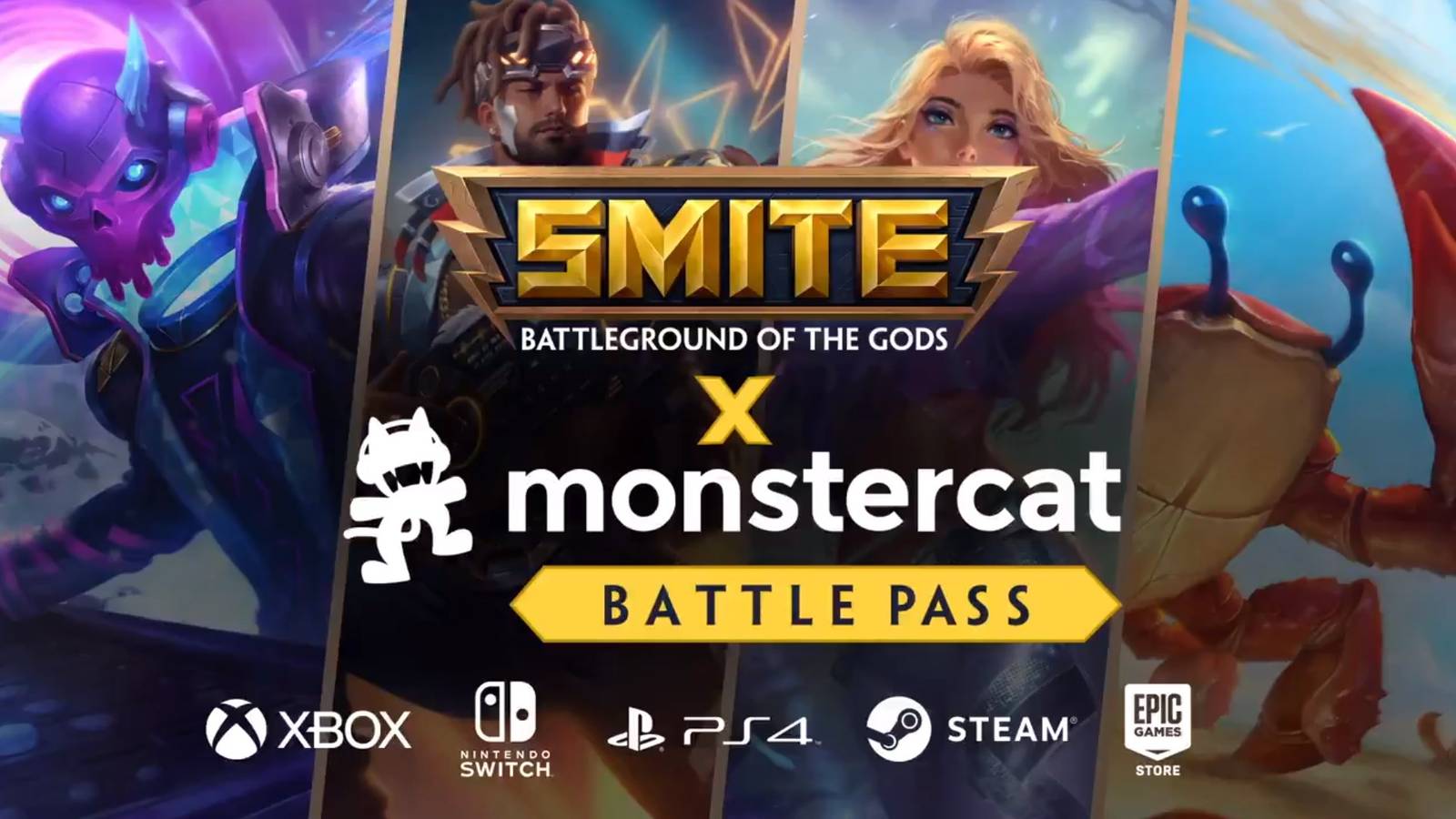 Smite x Monstercat Battle Pass - Release Date, Skins, Themes