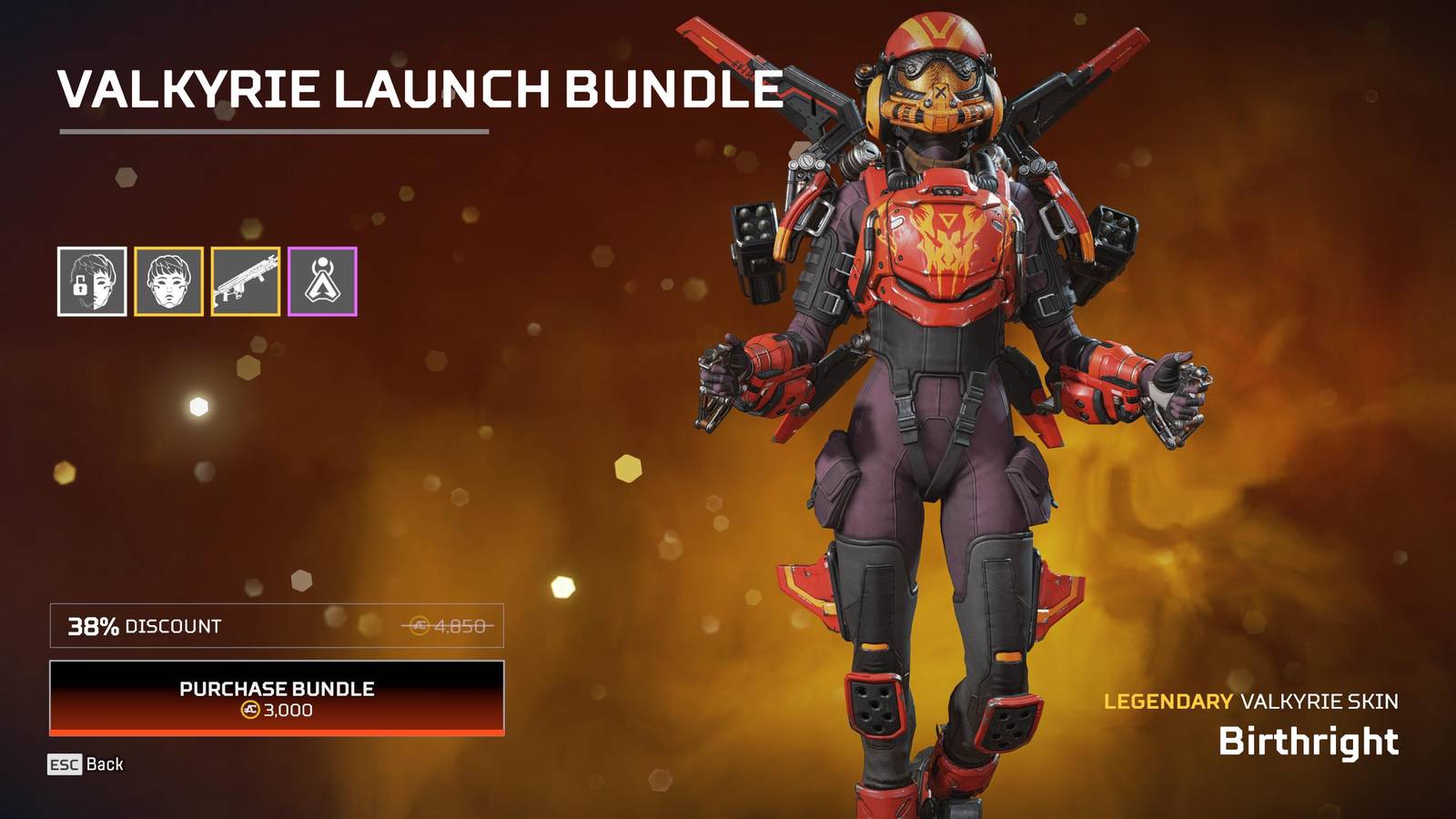 Apex Legends Valkyrie Launch Bundle - Birthright Skin, How to Get ...