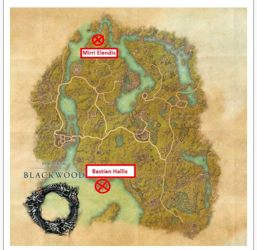 ESO Blackwood - Companions Locations and Recruiting