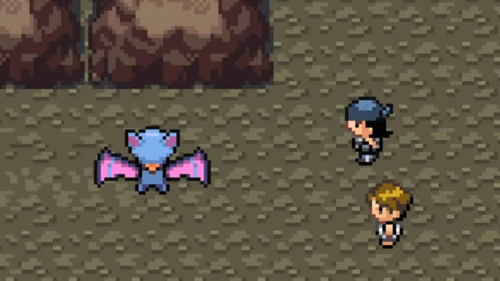 Batman is an 8-Bit Zubat in Pokemon Crossover