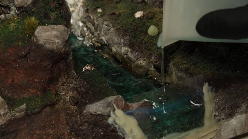 Fan-made Witcher Diorama Depicts Misty Scene of Geralt Hunting a Leshy