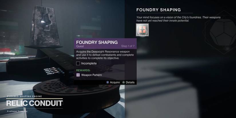 Destiny 2 Weapon Crafting Tutorial Quest Guide