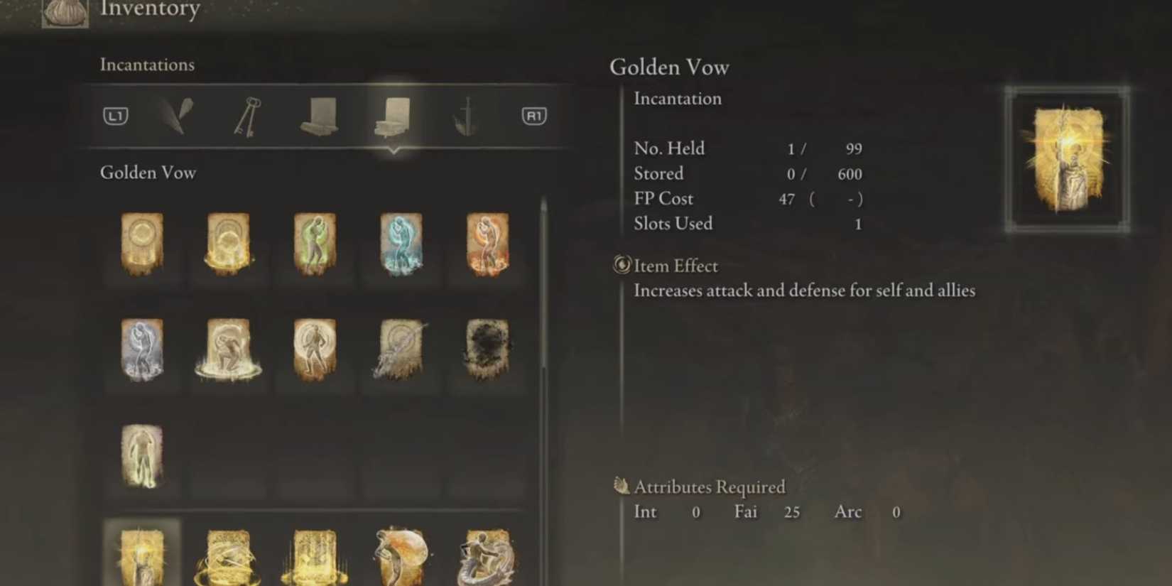 Elden Ring: Where To Find The Golden Vow Incantation