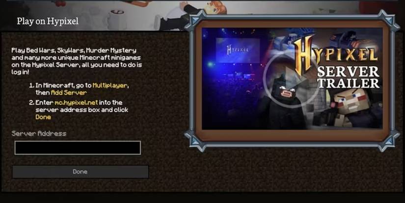 Minecraft - How To Join Hypixel Server