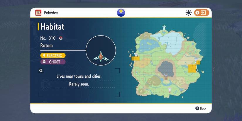 rotom evolution level violet