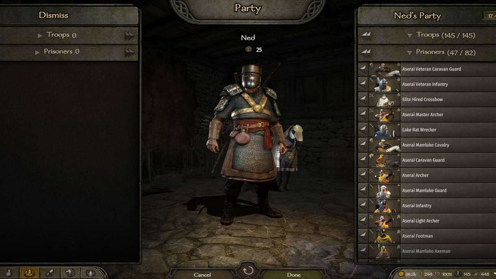 Mount & Blade II: Bannerlord - What To Do With Prisoners