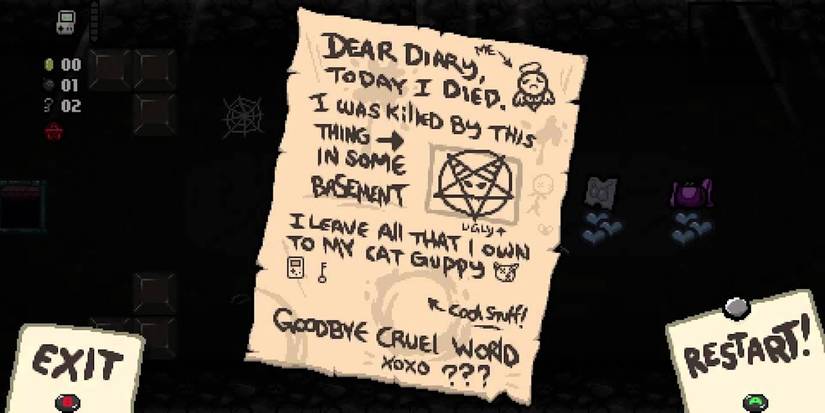 Best Game Over Screens In Gaming