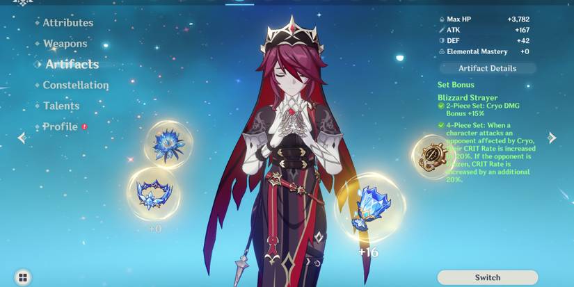 Genshin Impact: Rosaria Best Builds, Weapons, & Teams