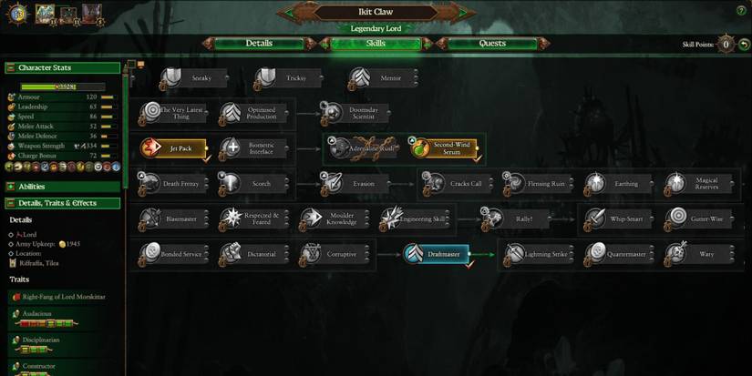 Total War: Warhammer 3 - How To Level Up Ikit Claw
