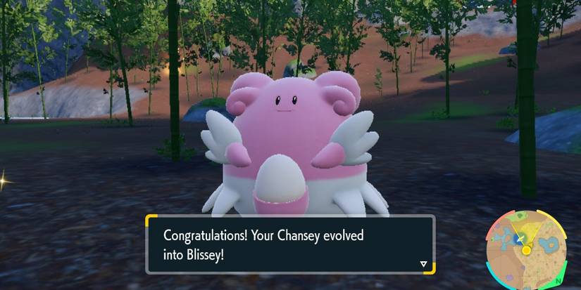 chansey evolution violet