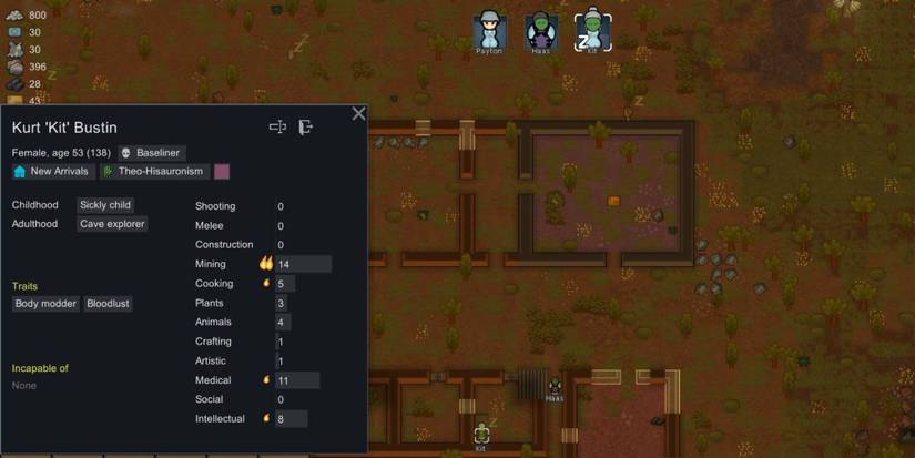 Rimworld: 10 Best Pawn Traits