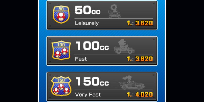 What Does Cc Mean In Mario Kart